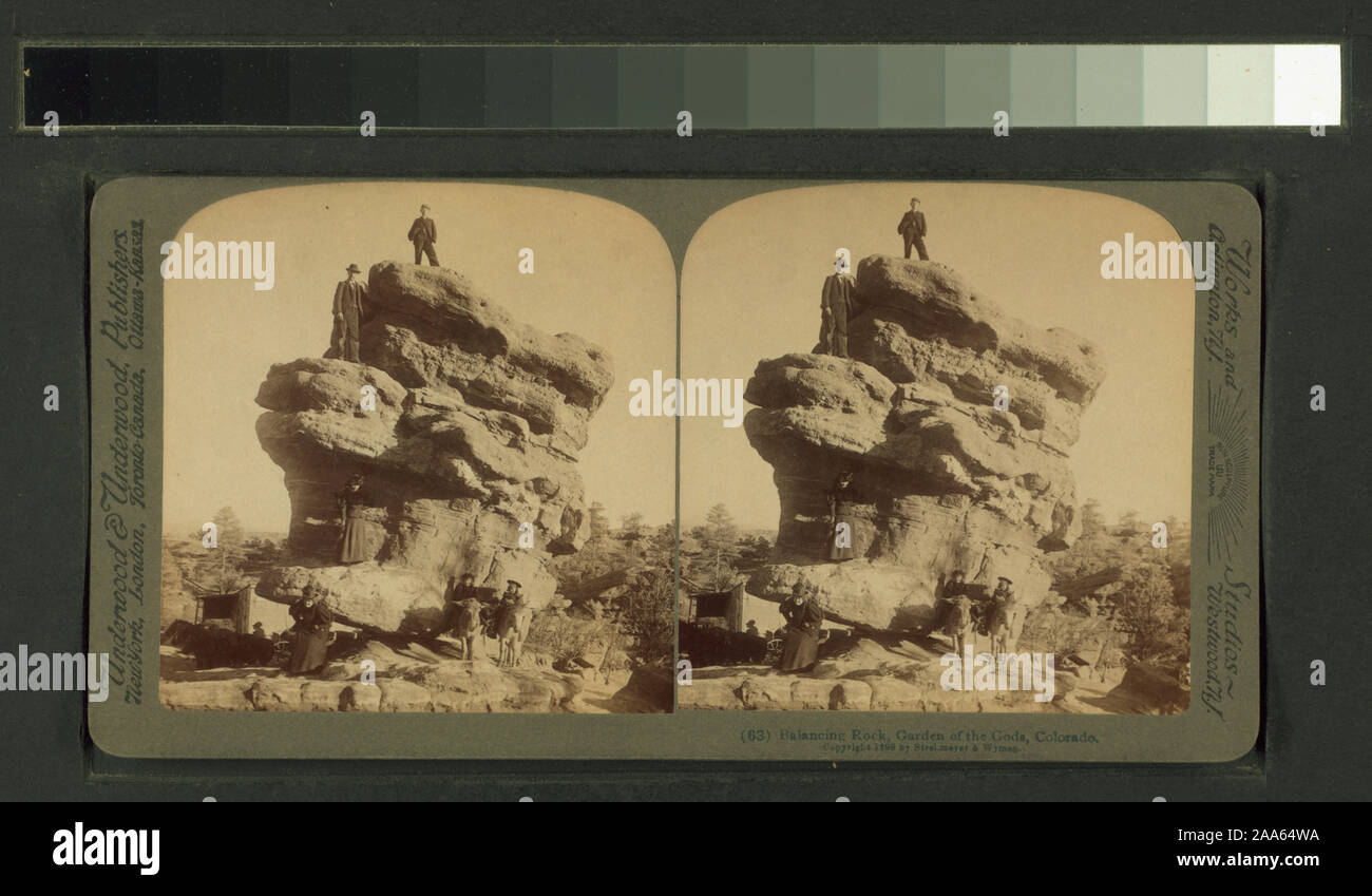 Balancing Rock, Garden of the Gods, Colorado.; Balancing Rock, Garden ...