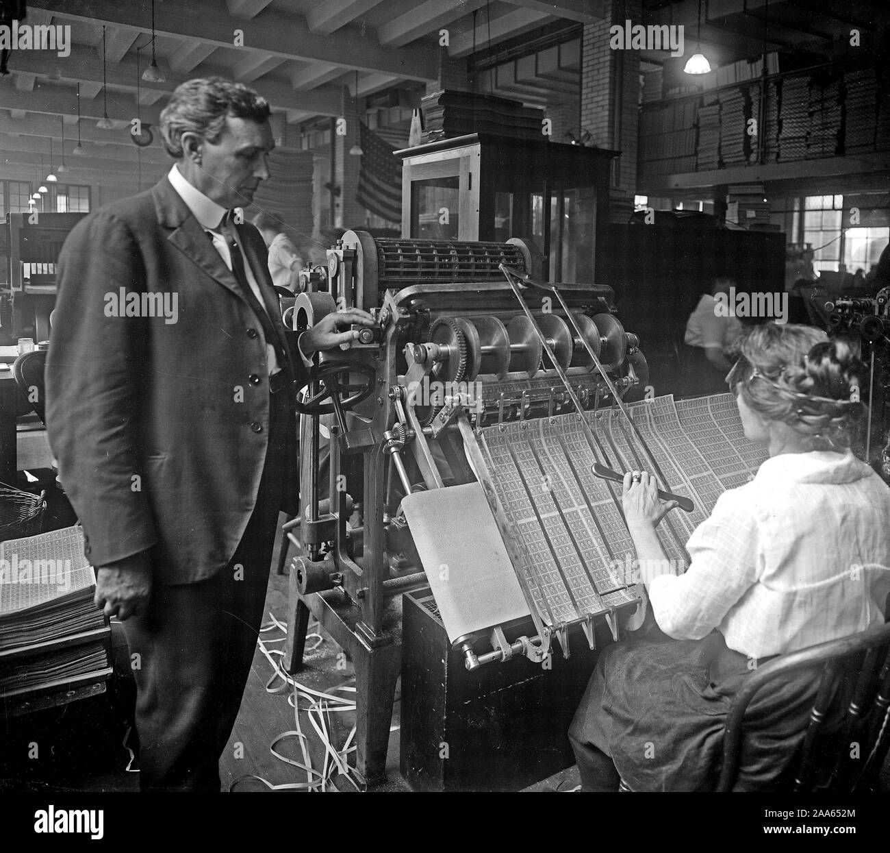 Early 1900s stamp machine hi-res stock photography and images - Alamy