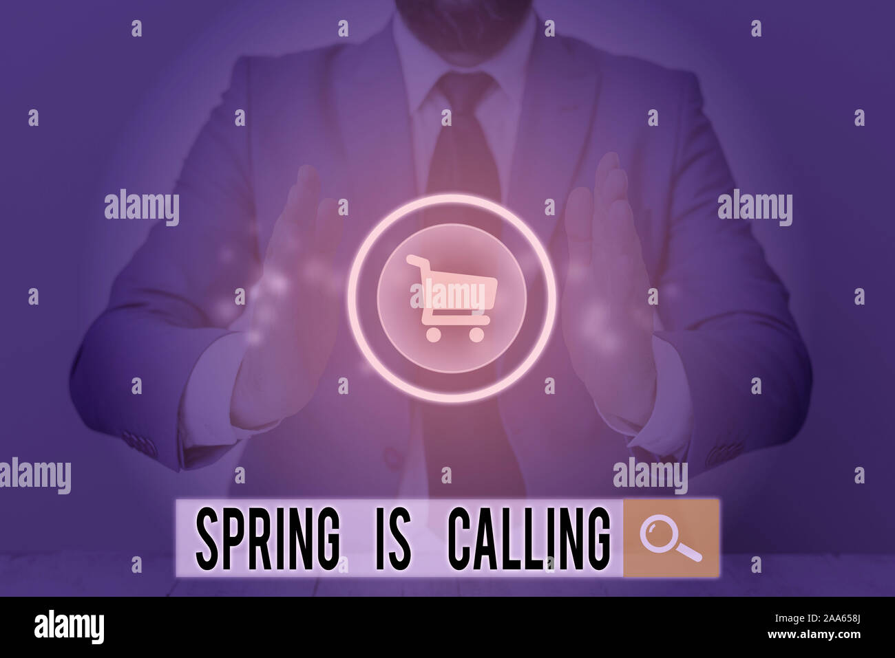 Writing note showing Spring Is Calling. Business concept for Time for ...