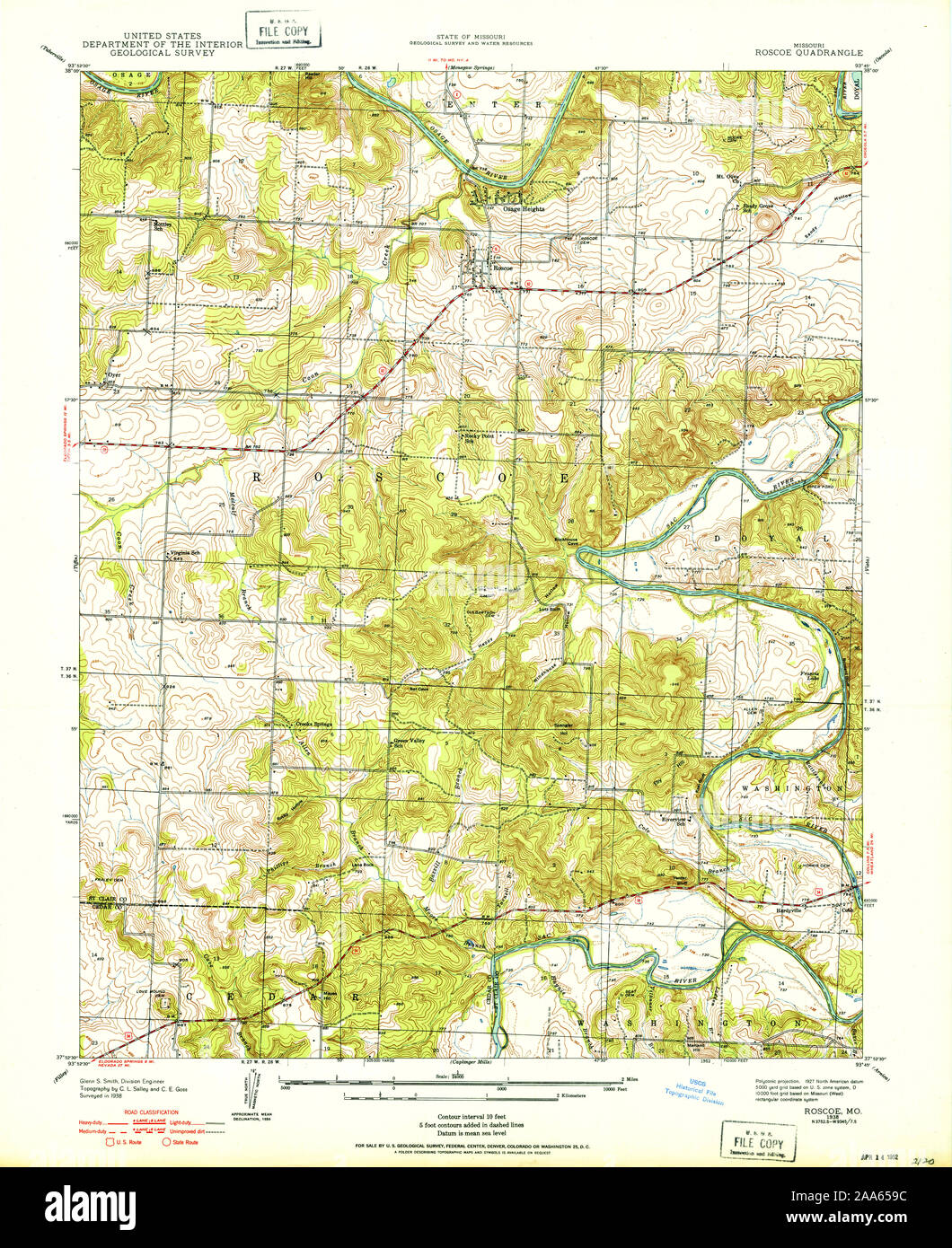 Map of roscoe hi-res stock photography and images - Alamy