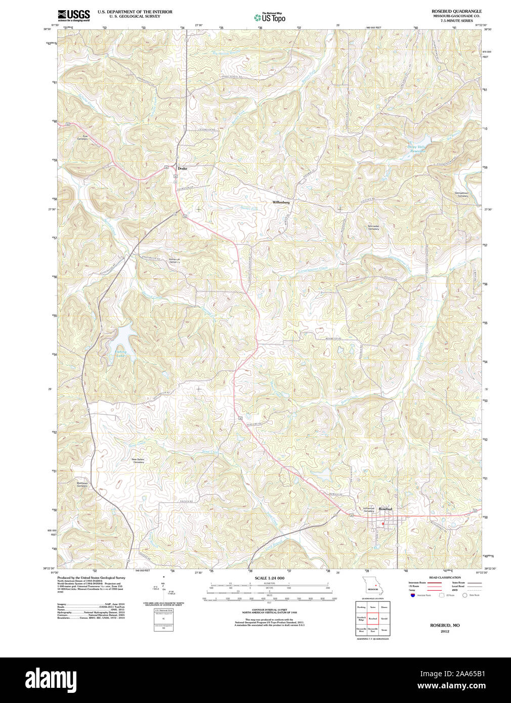 Map of rosebud hi-res stock photography and images - Alamy