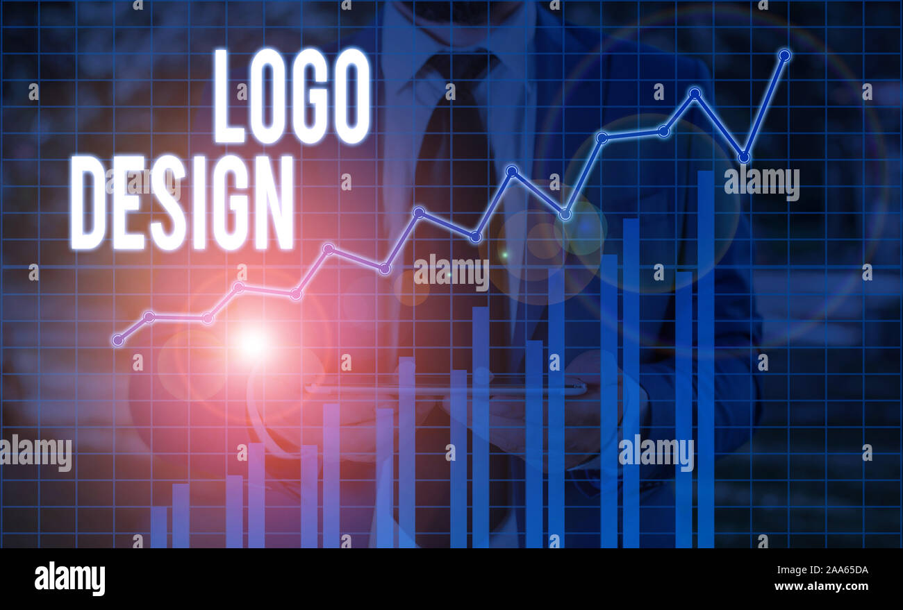 Handwriting text Logo Design. Conceptual photo a graphic representation ...