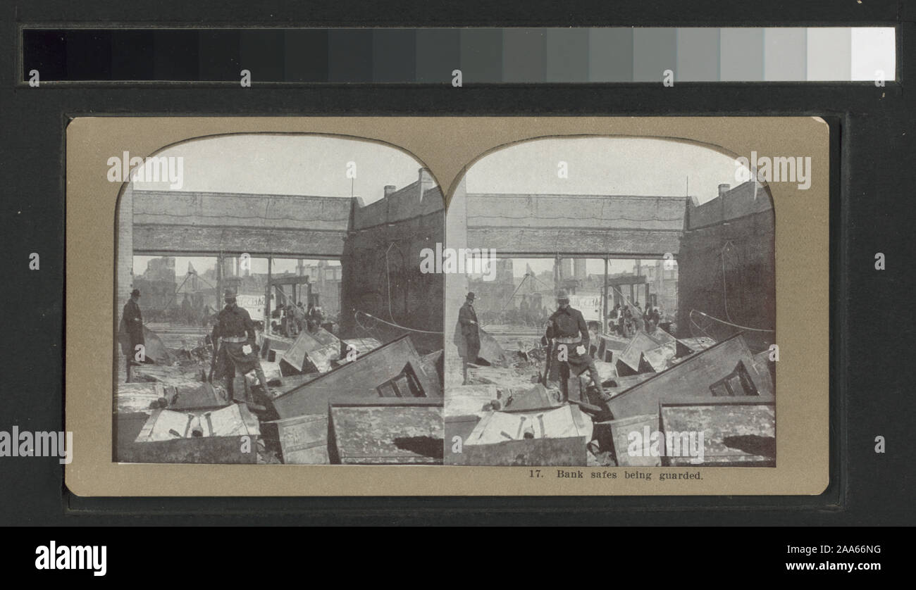 Bank safes being guarded.; Bank safes being guarded Stock Photo - Alamy