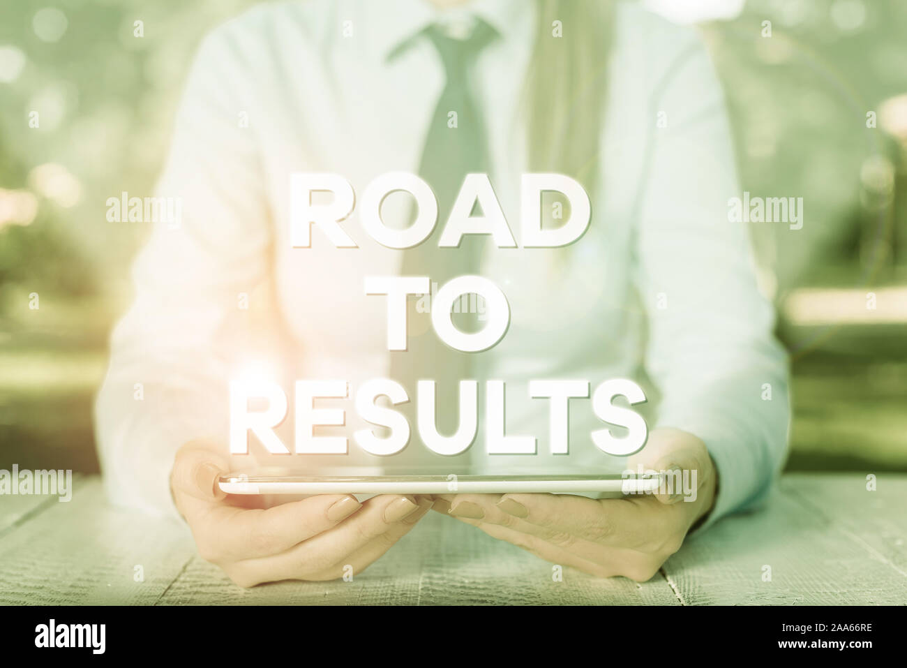 Handwriting text writing Road To Results. Conceptual photo Business ...