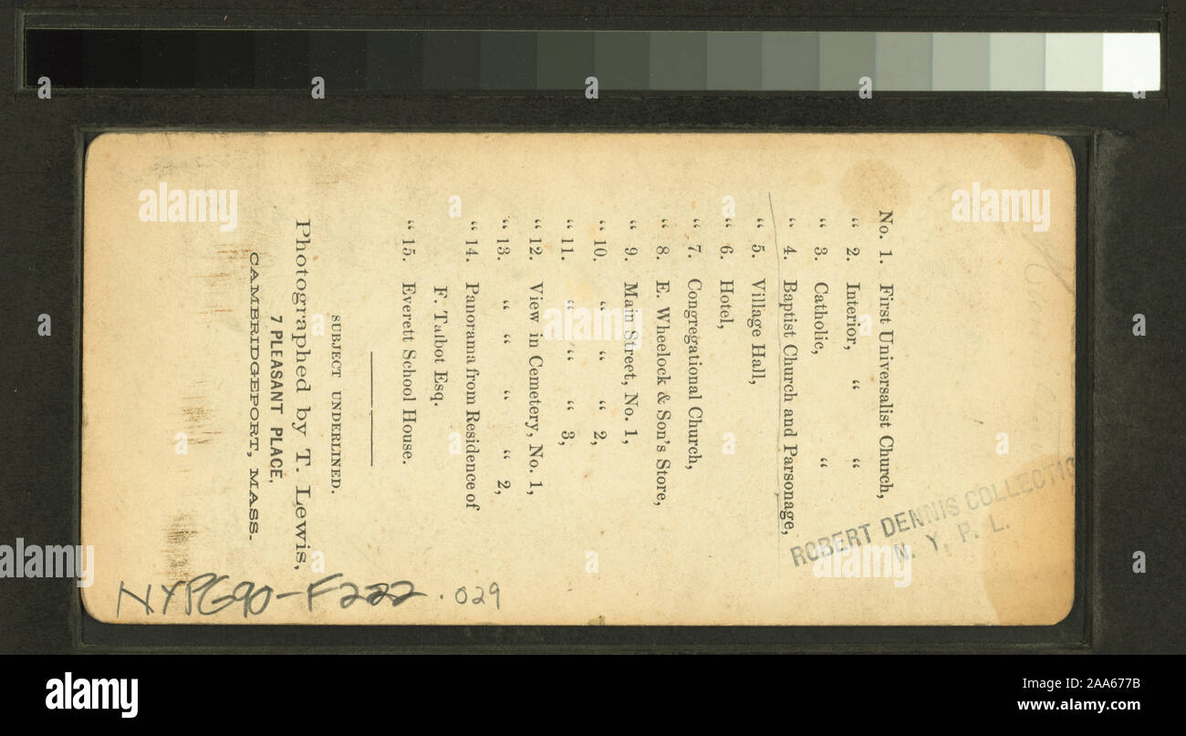 Baptist church and parsonage.; Baptist church and parsonage Stock Photo ...