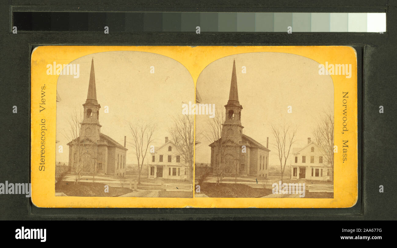 Baptist church and parsonage.; Baptist church and parsonage Stock Photo ...