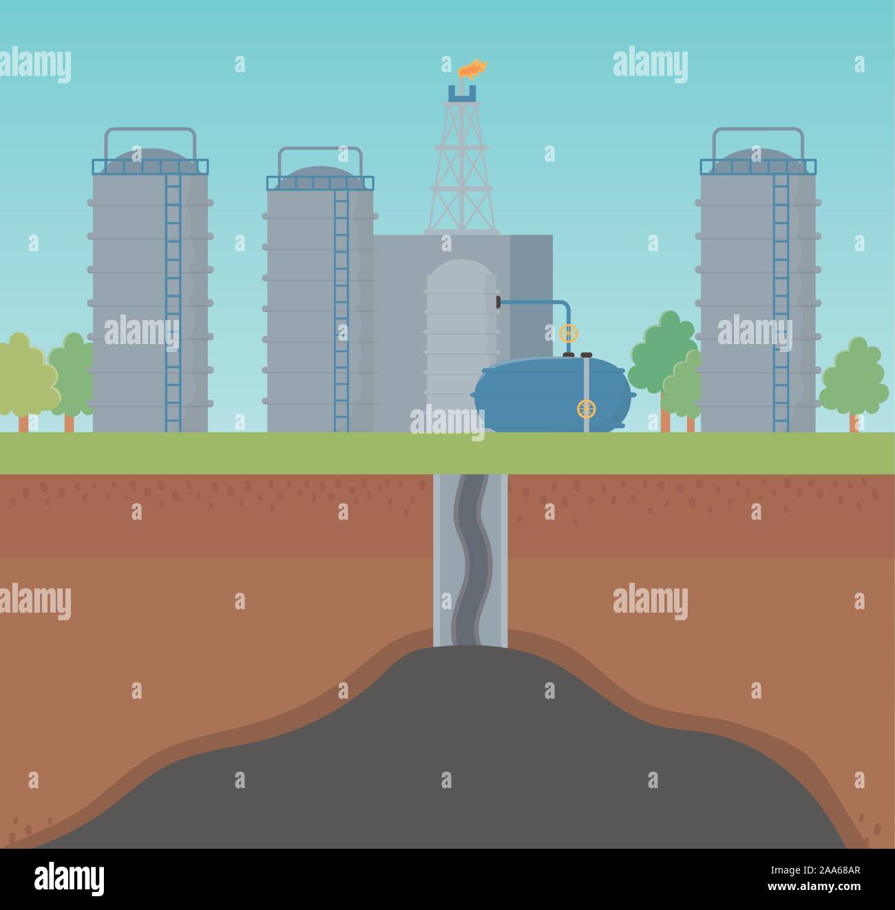 Fracking chemical Stock Vector Images - Alamy