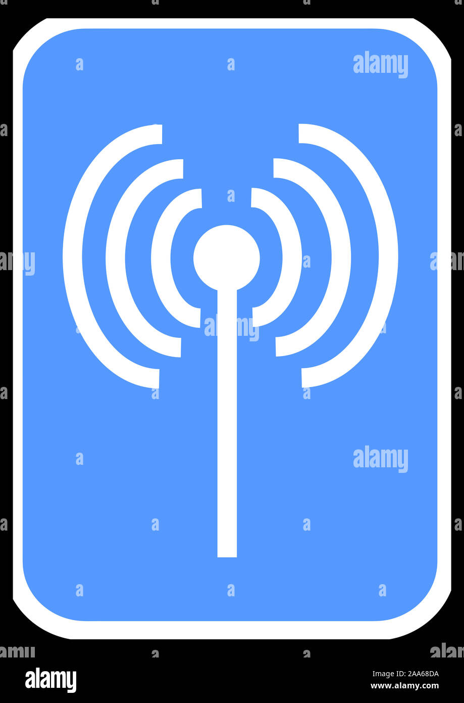 5G high speed signal antena connection network illustration blue mobile ...