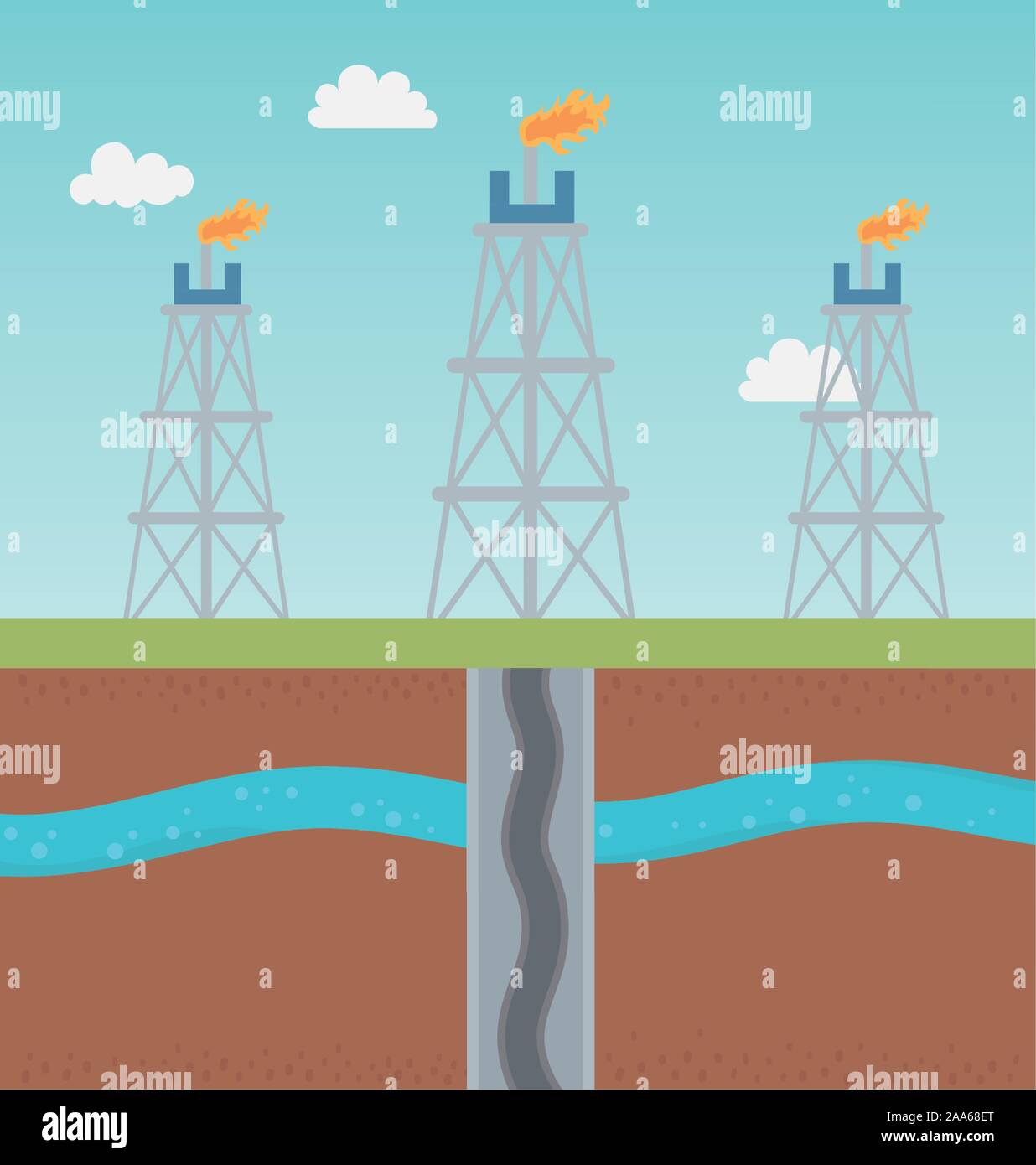 Fracking graphic hi-res stock photography and images - Alamy