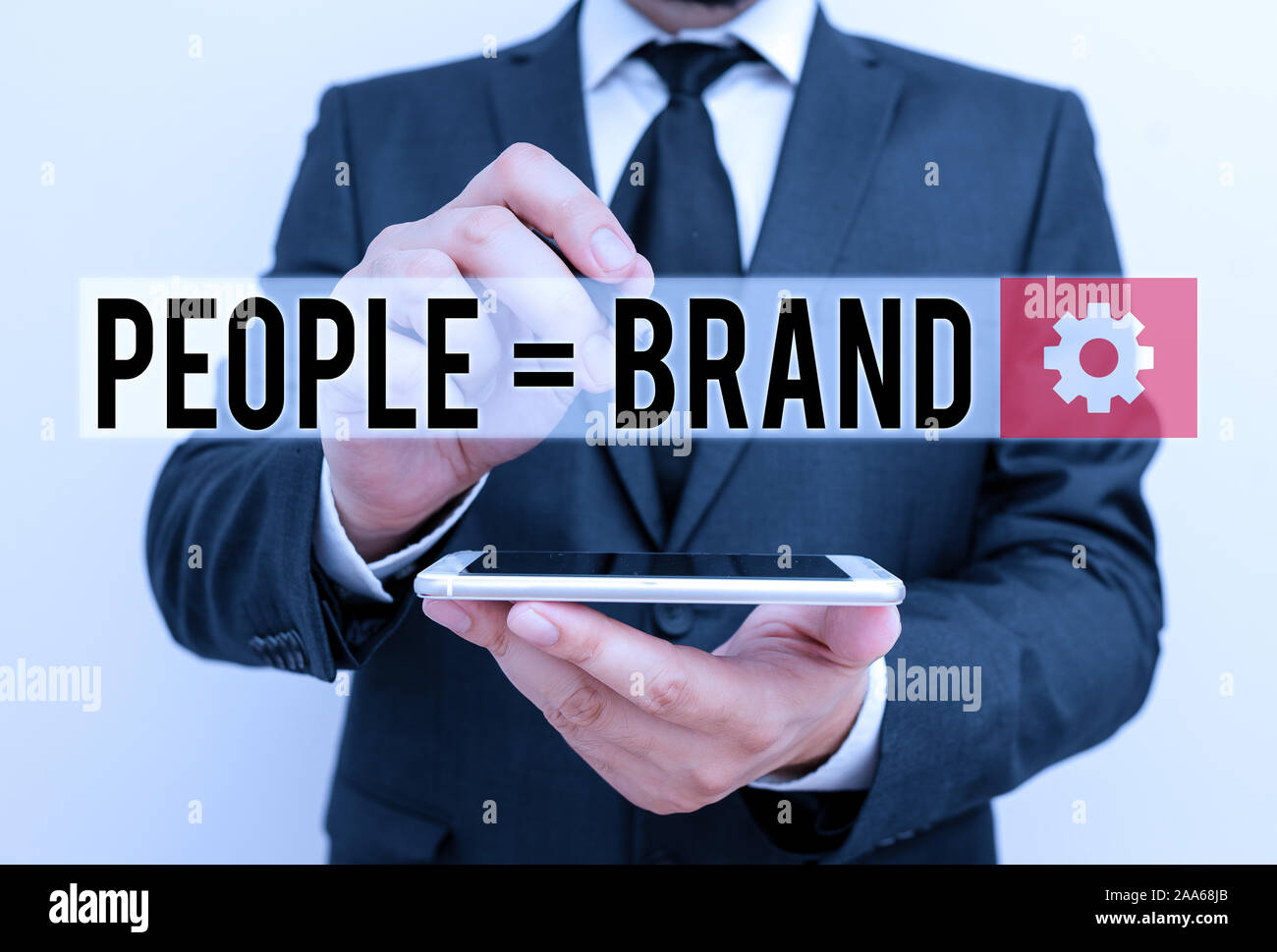 Text sign showing People Brand. Business photo text Personal Branding ...