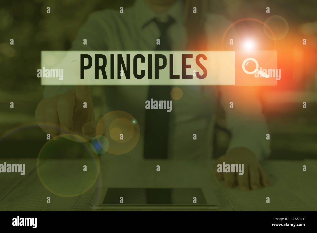 Writing note showing Principles. Business concept for fundamental truth ...