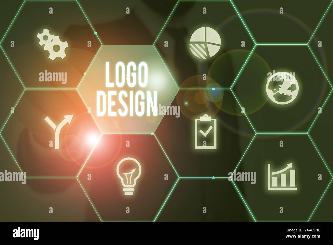 Writing note showing Logo Design. Business concept for a graphic ...