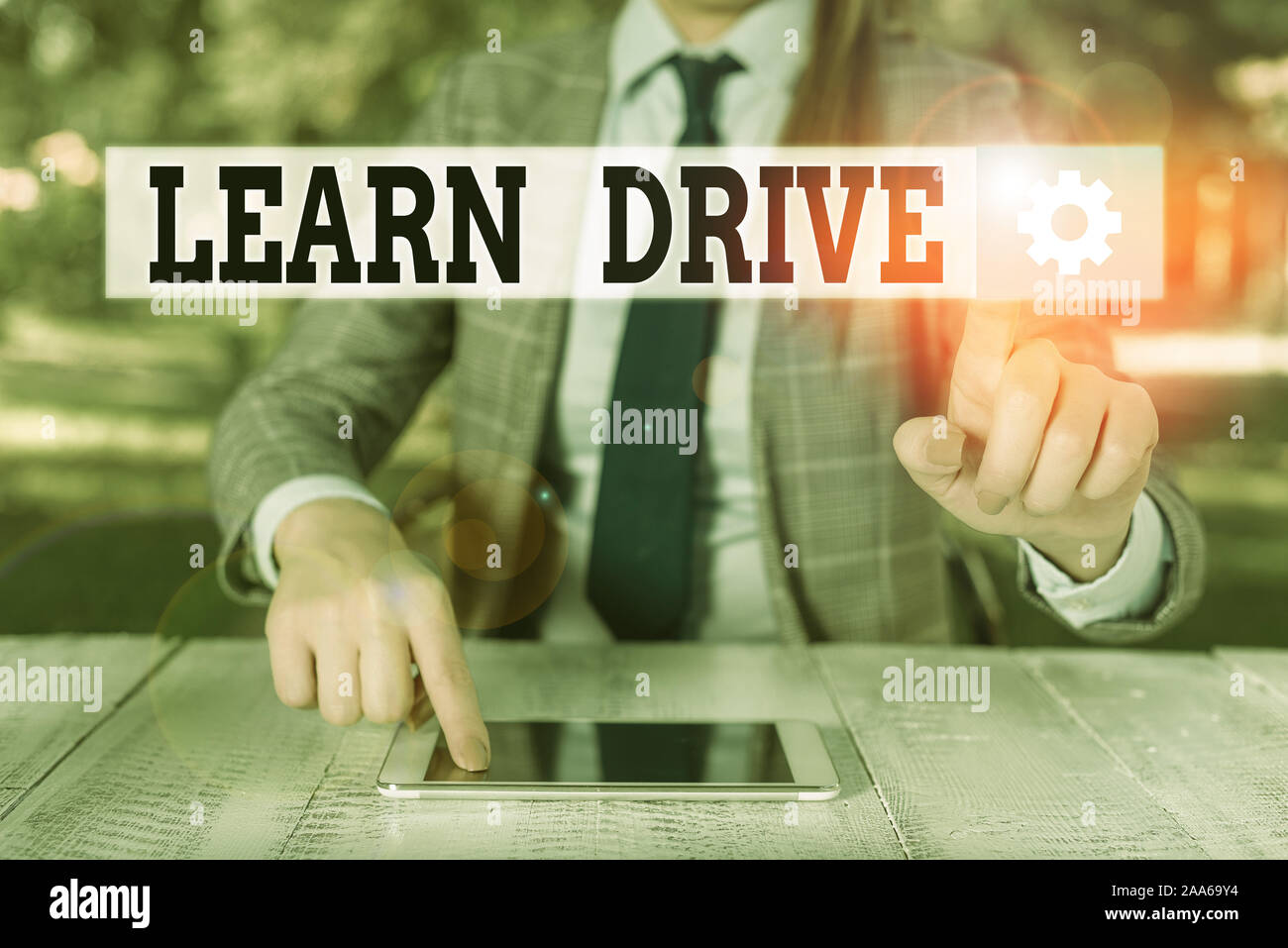 Handwriting text writing Learn Drive. Conceptual photo to gain the ...