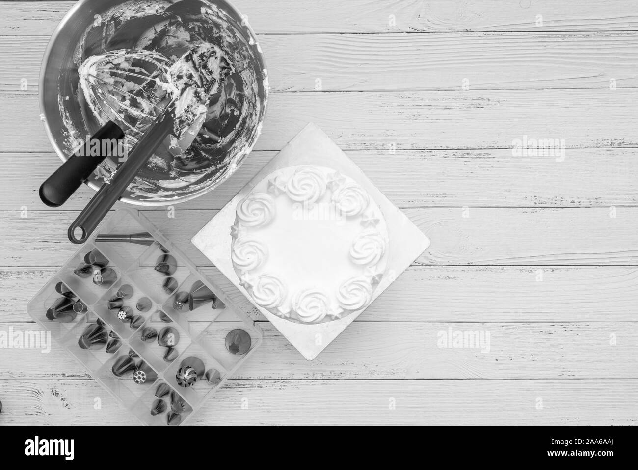 Party cake box Black and White Stock Photos & Images - Alamy
