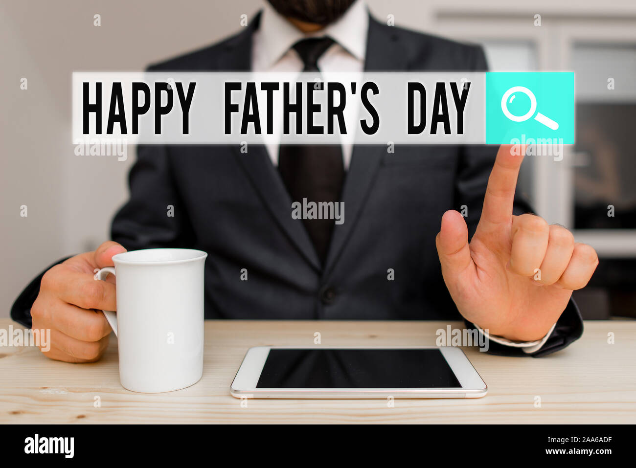 Text sign showing Happy Father S Day. Business photo showcasing time of ...