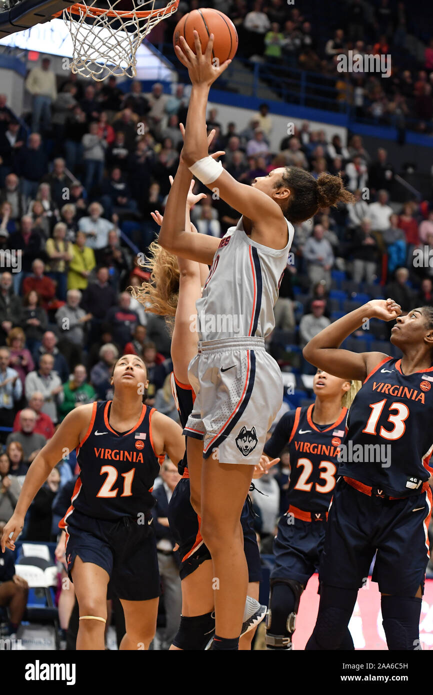 Hartford, CT, USA. 19th Nov, 2019. Olivia Nelson-Ododa (20) of the ...