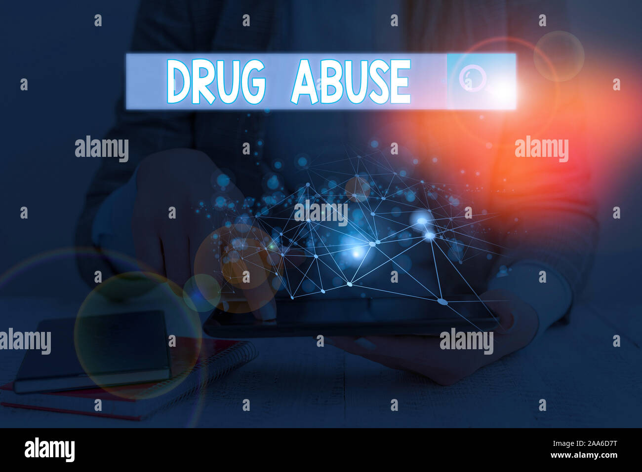 Word writing text Drug Abuse. Business photo showcasing the habitual ...