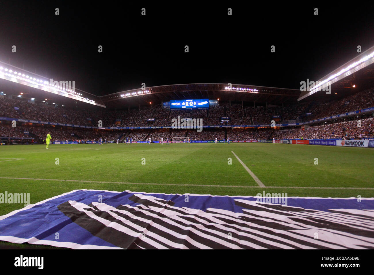 The fans of deportivo la coruna hi-res stock photography and images - Alamy