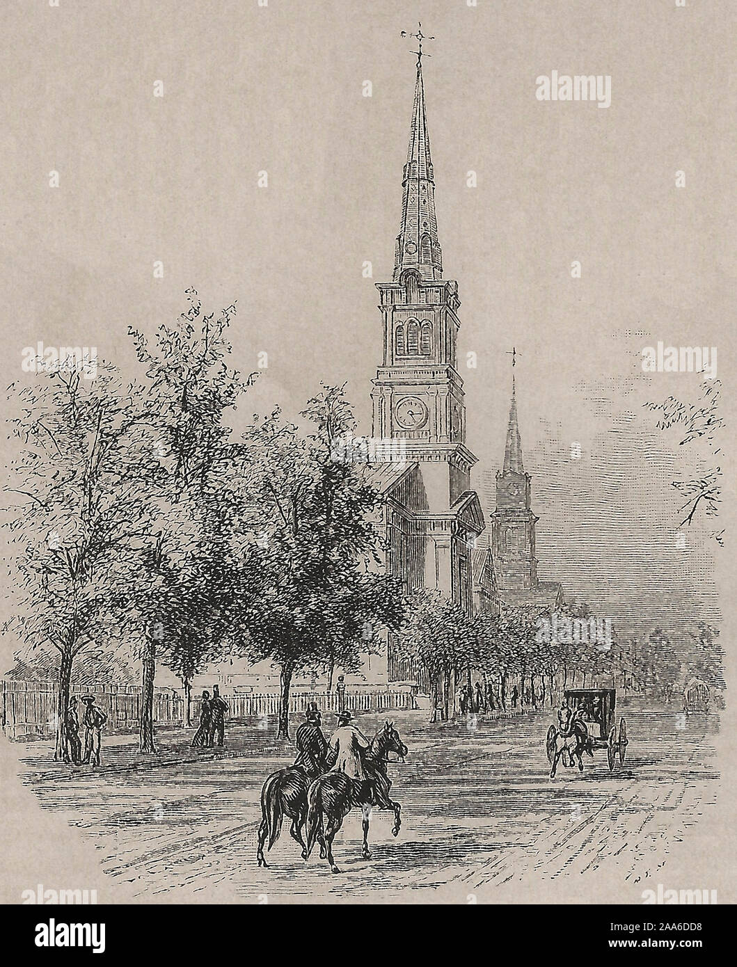 Washington Street, Atlanta, Georgia, circa 1880 Stock Photo - Alamy