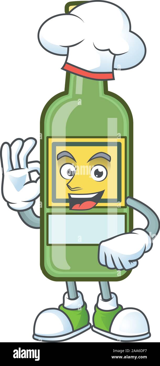 Sweet whiskey cartoon character with chef mascot Stock Vector Image ...