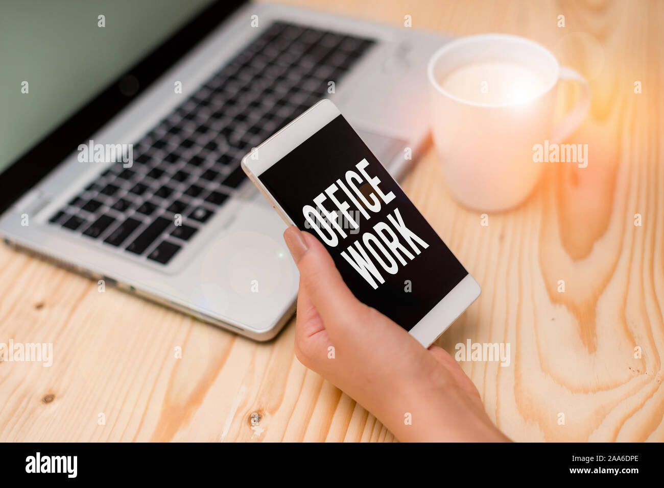 Writing note showing Office Work. Business concept for any clerical or ...