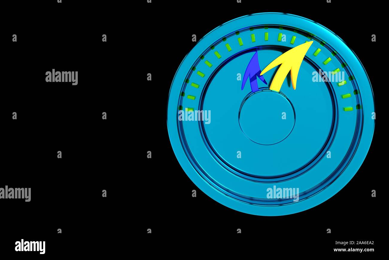 Indicator of background, 3d render Stock Photo - Alamy