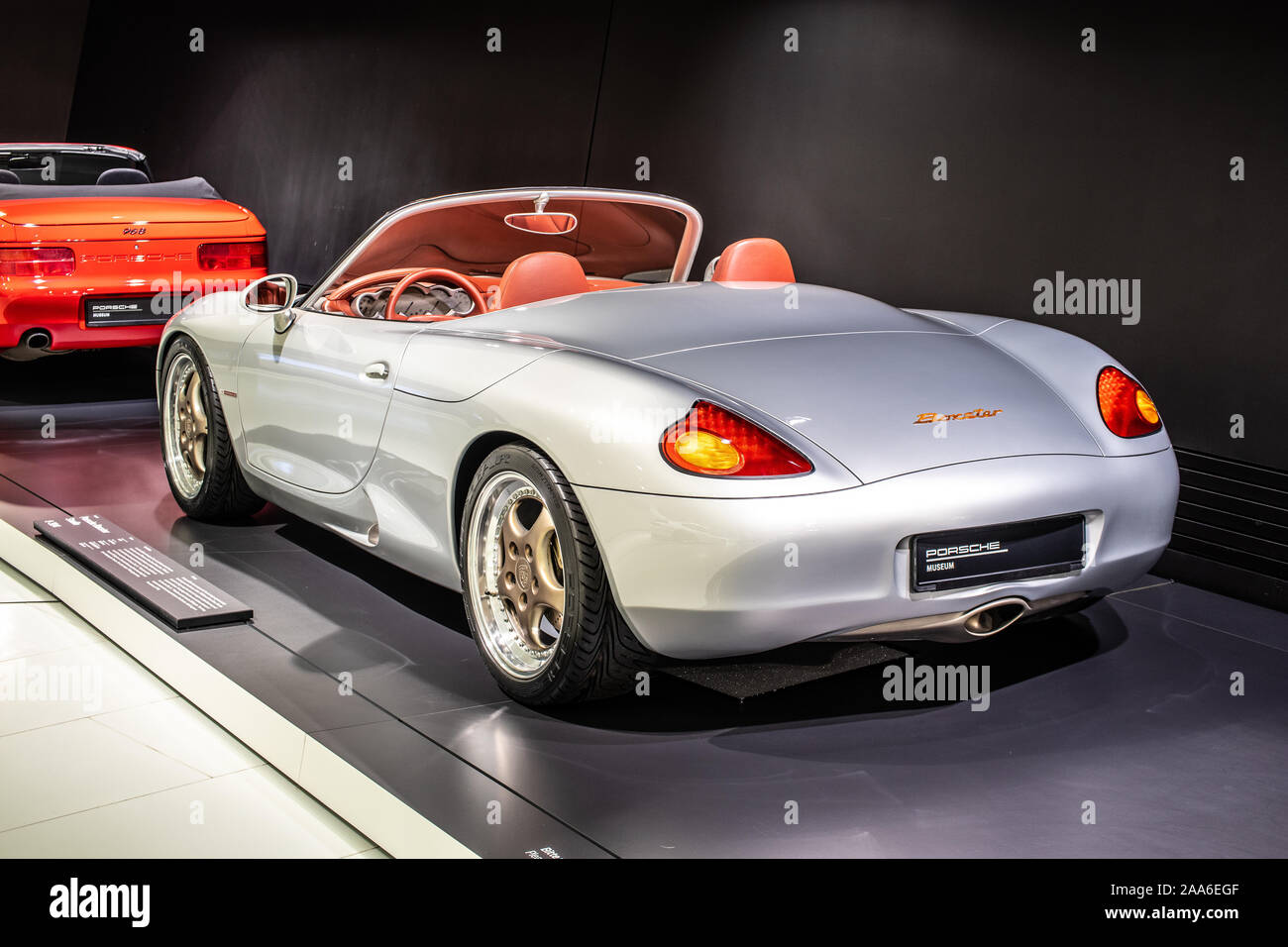 Stuttgart, Germany, Sep 2019 Porsche Boxster concept 1993 at Stuttgart ...