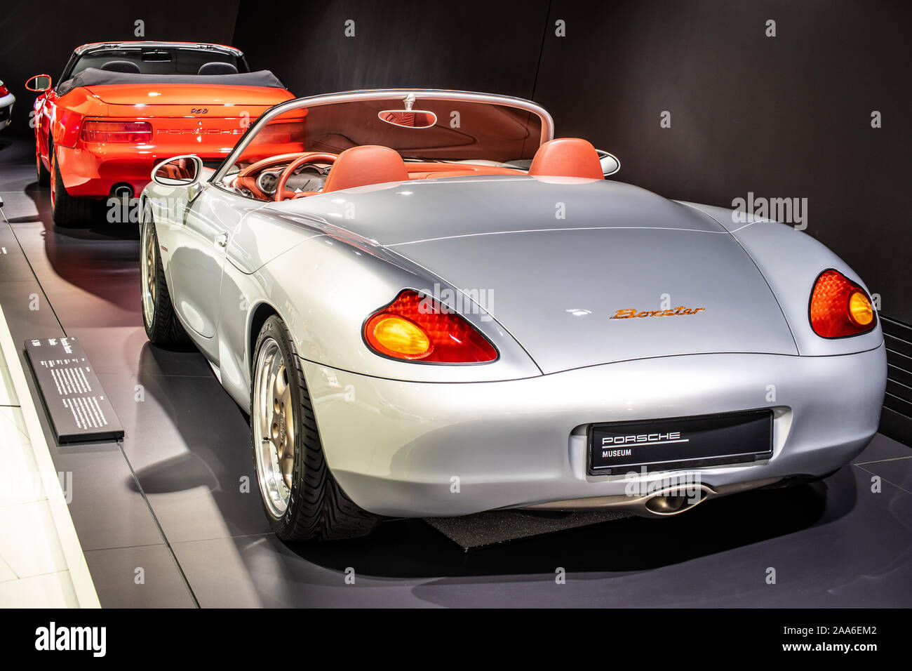Stuttgart, Germany, Sep 2019 Porsche Boxster concept 1993 at Stuttgart ...