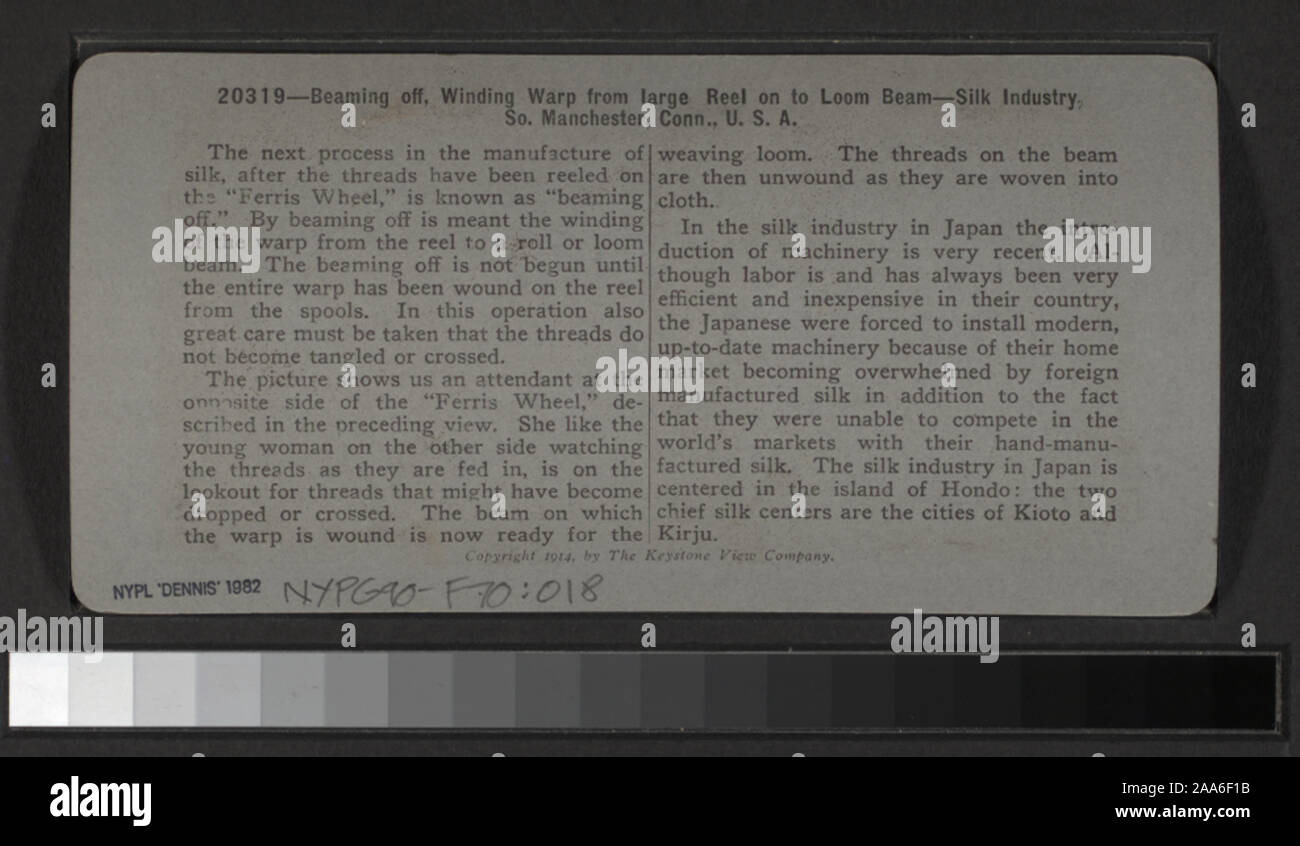 Weaving beam hi-res stock photography and images - Alamy