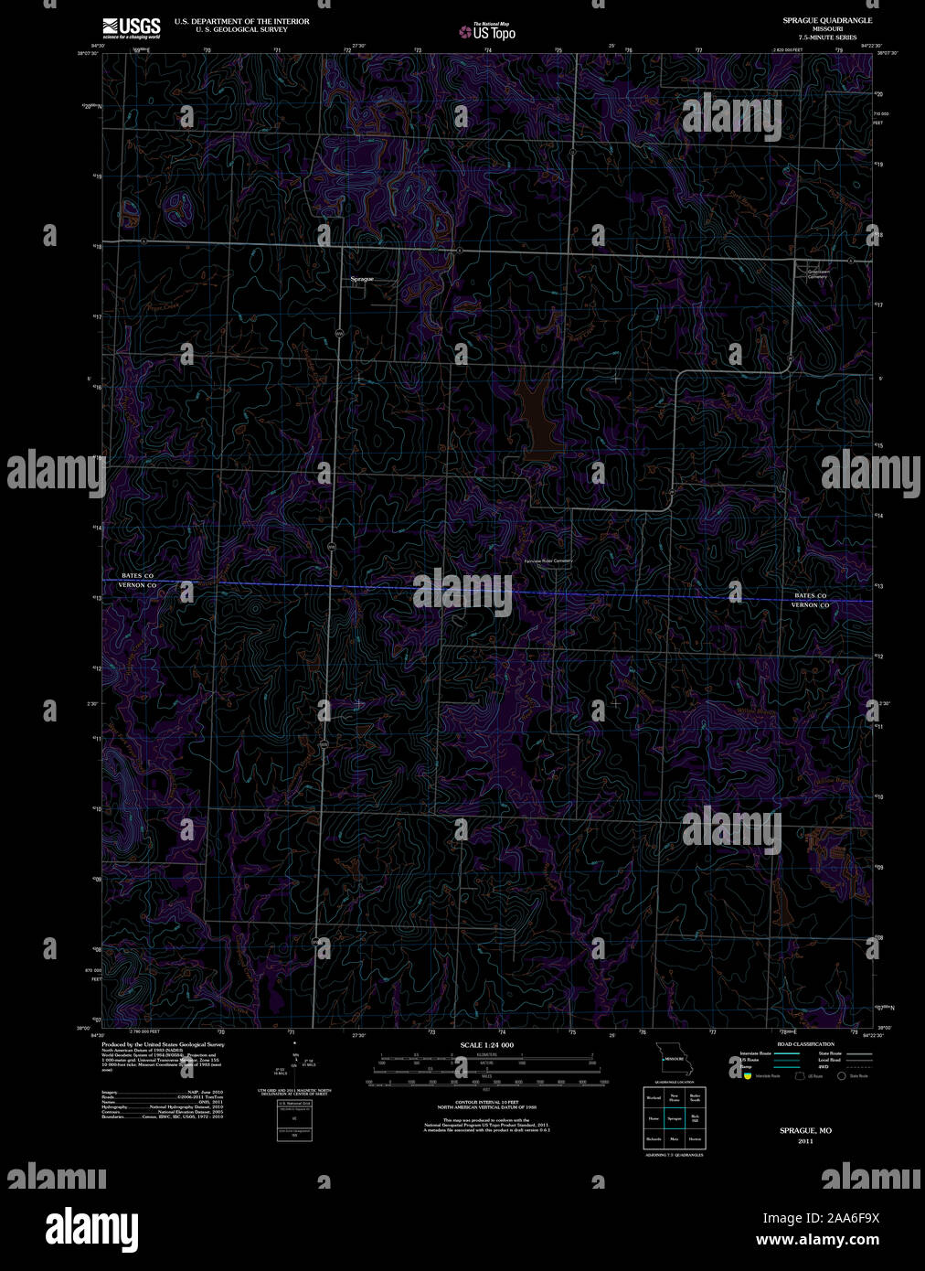 Map of sprague hi-res stock photography and images - Alamy