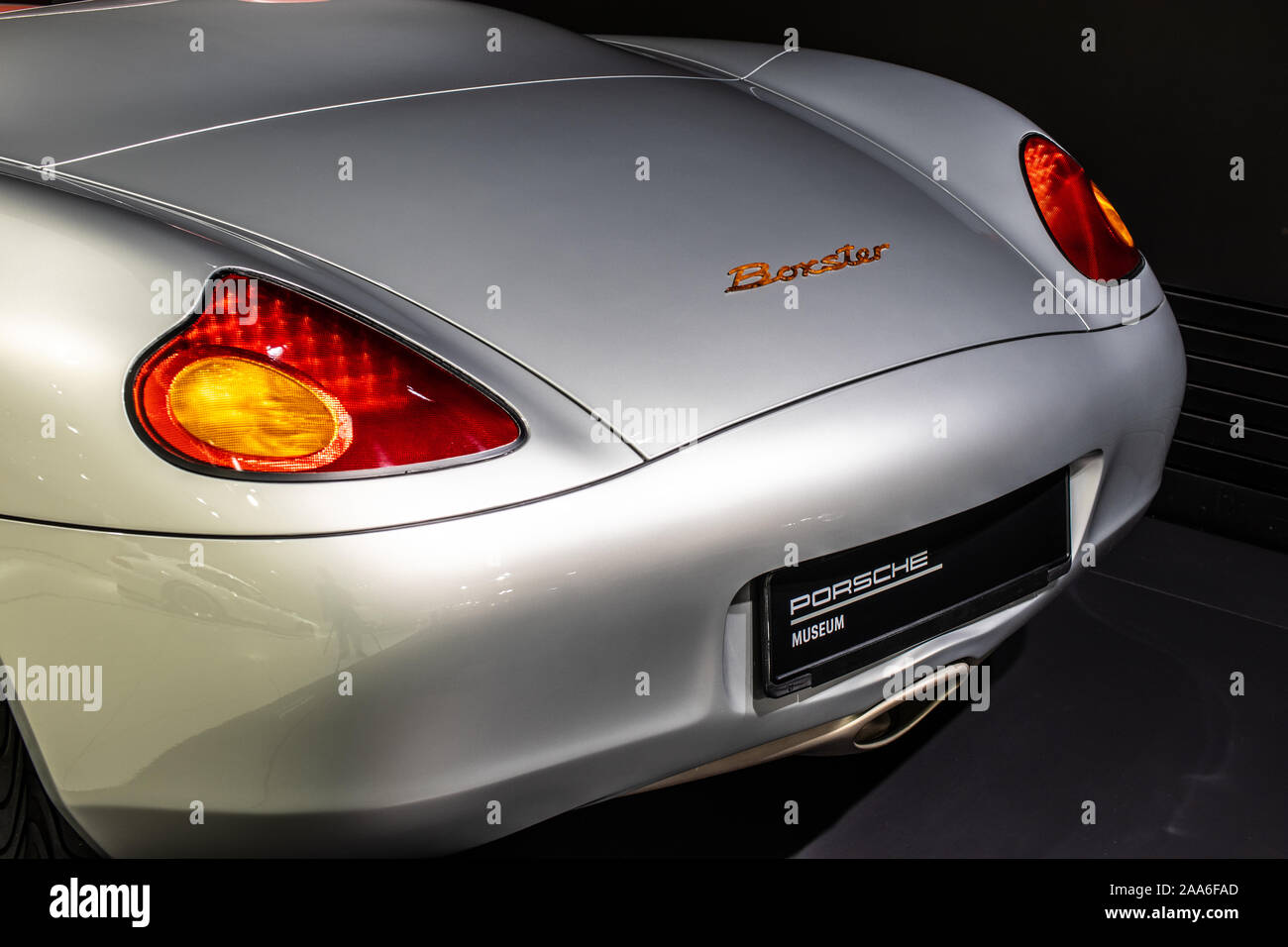 Stuttgart, Germany, Sep 2019 Porsche Boxster concept 1993 at Stuttgart ...