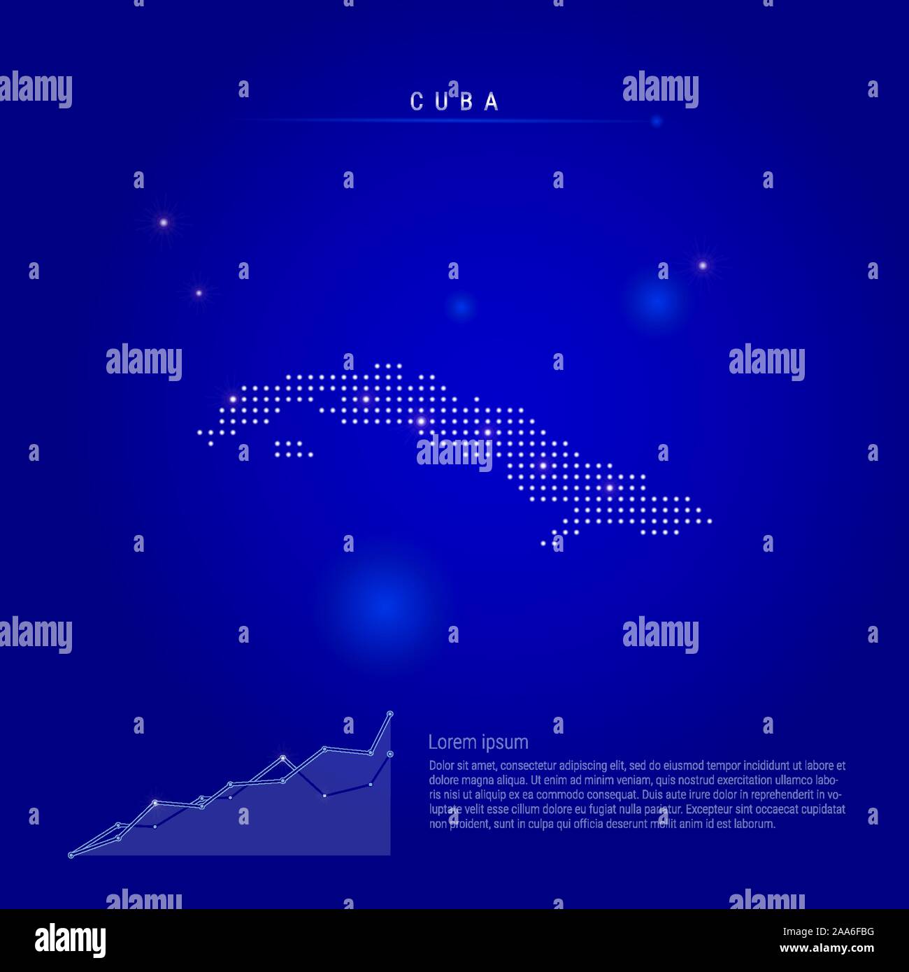 Cuba light map Stock Vector Images - Alamy