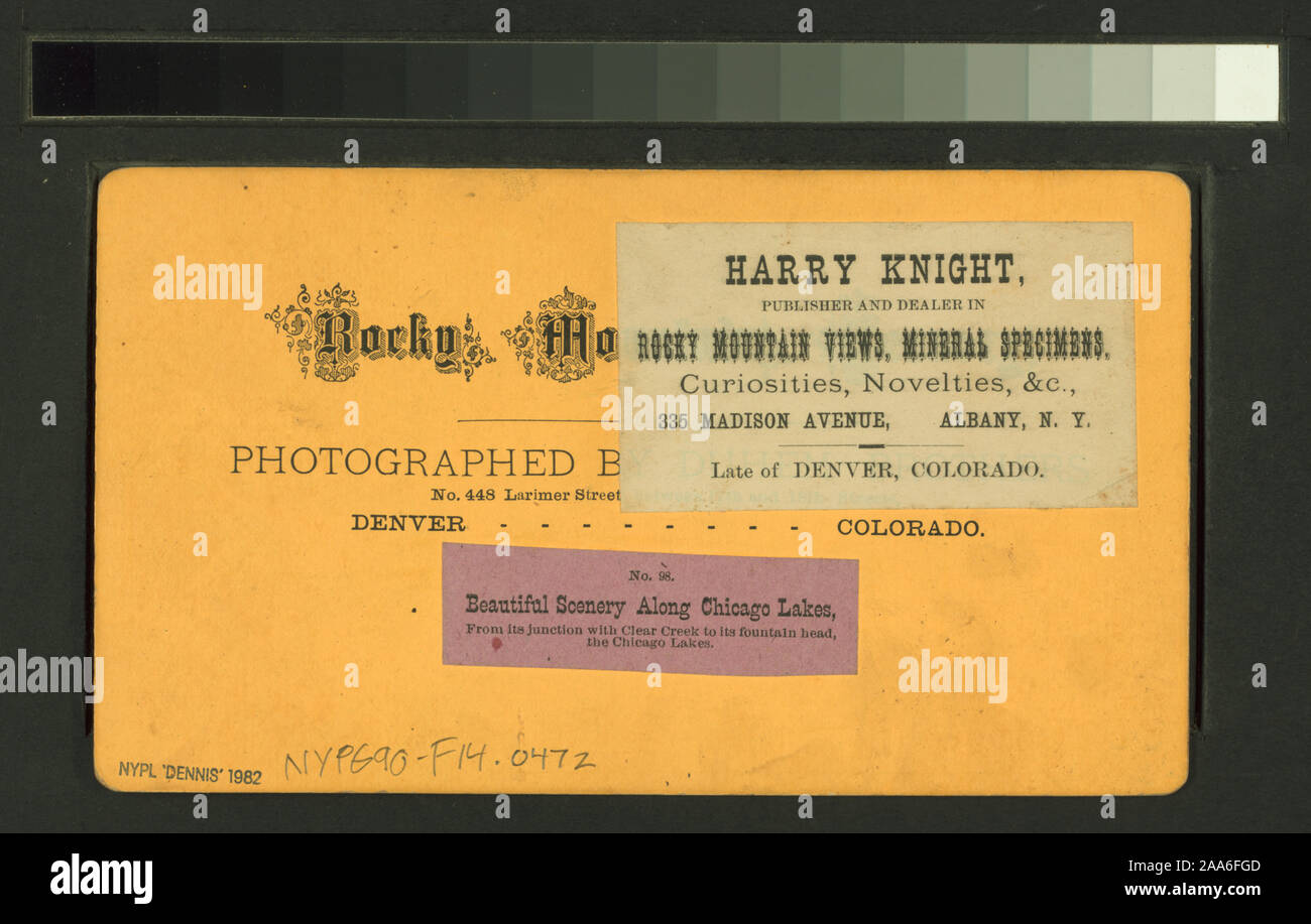 Beautiful scenery along Chicago Lakes from its junction with Clear ...