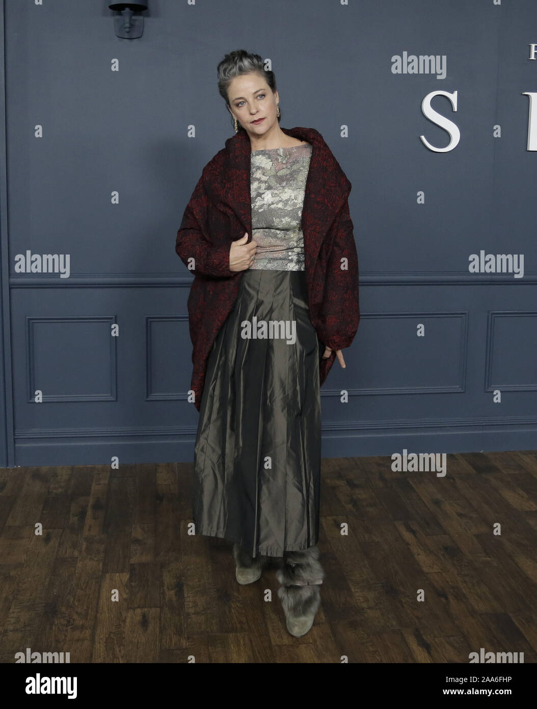 New York, United States. 19th Nov, 2019. Alison Elliott arrives on the ...