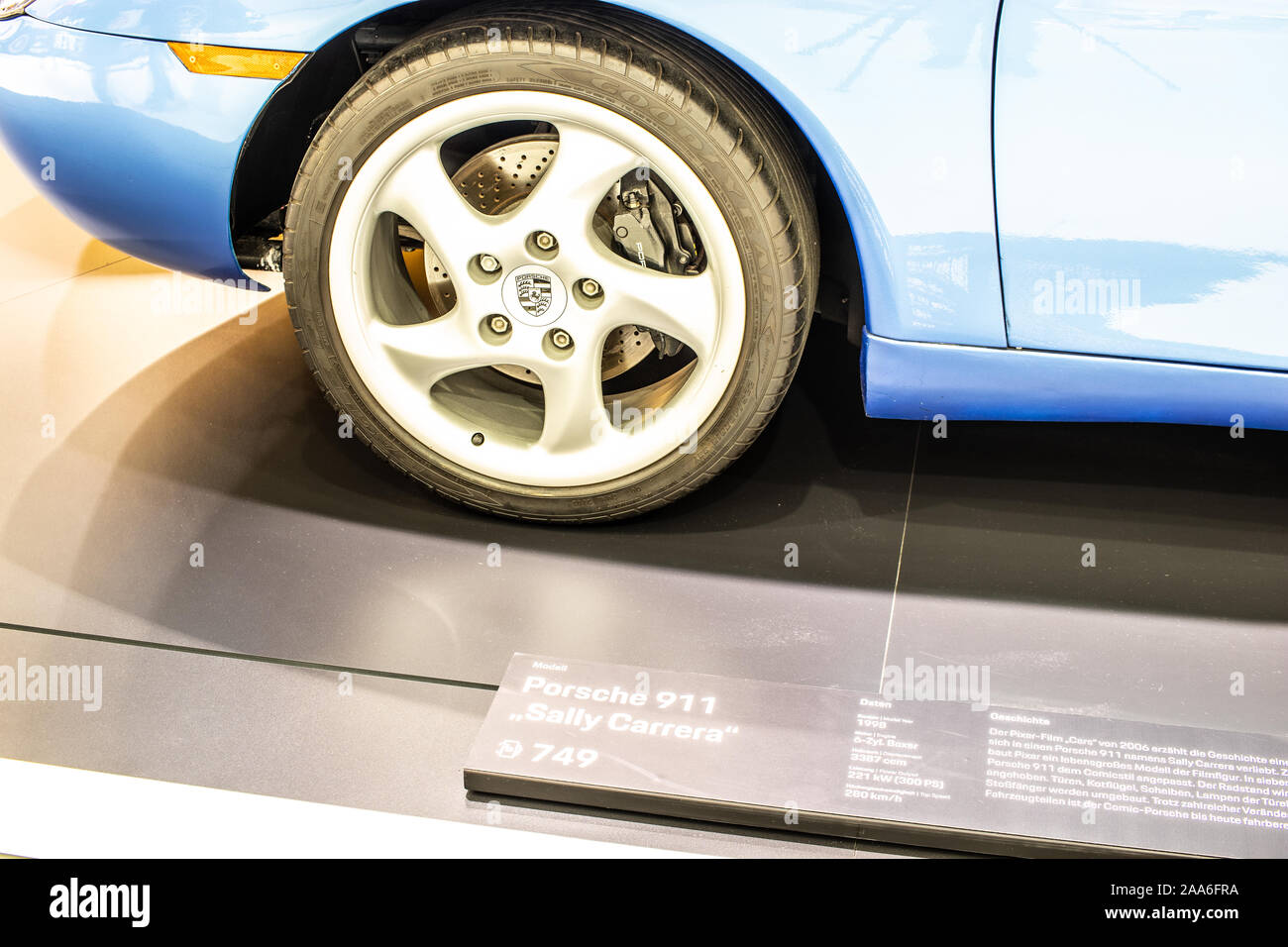 Stuttgart, Germany, Sep, 2019: Porsche 911 Sally Carrera 1998 ...
