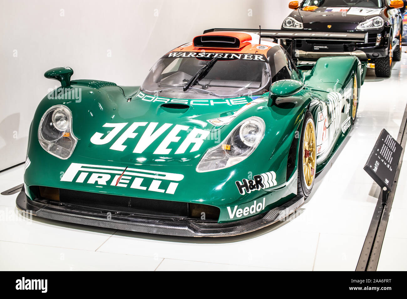 Stuttgart, Germany, Sep 2019 Porsche 911 GT1 1998 at Stuttgart Porsche ...