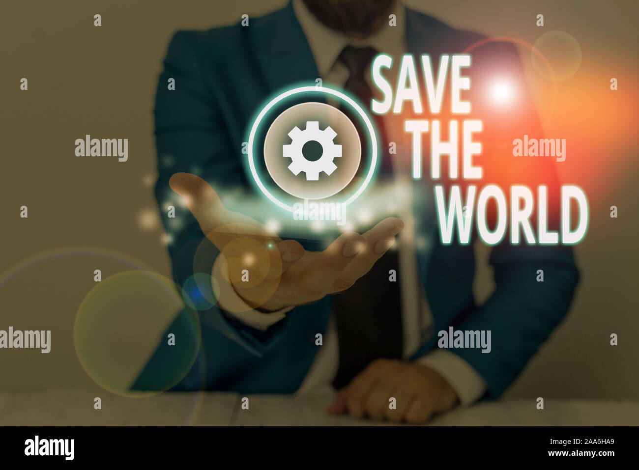 Handwriting text Save The World. Conceptual photo Protect the ...