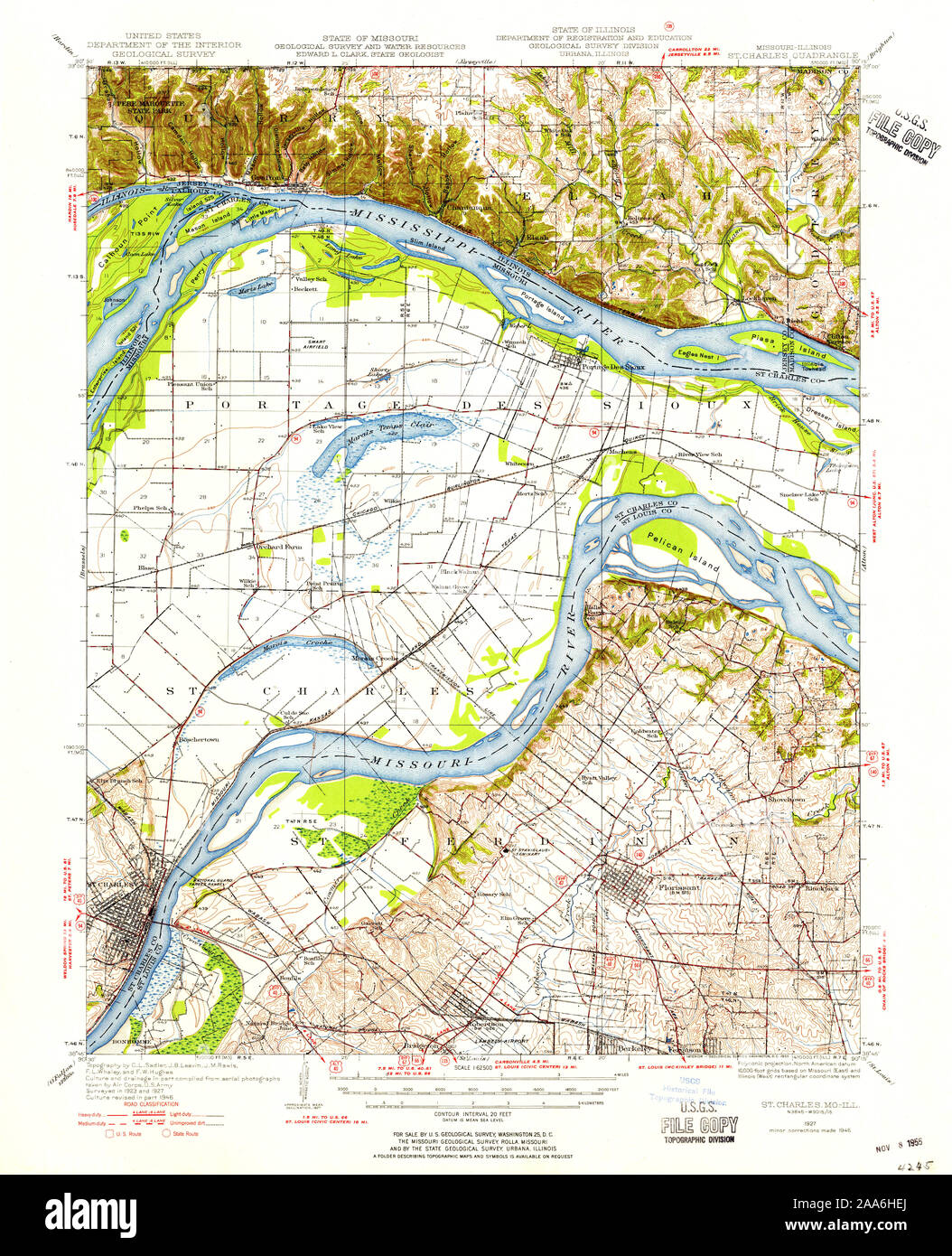 Map of st charles missouri hi-res stock photography and images - Alamy