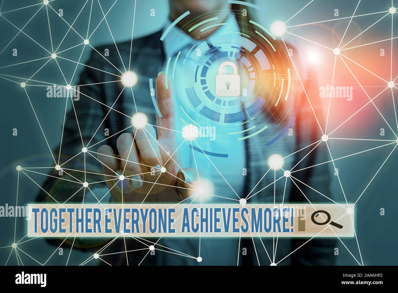 Handwriting text Together Everyone Achieves More. Conceptual photo ...