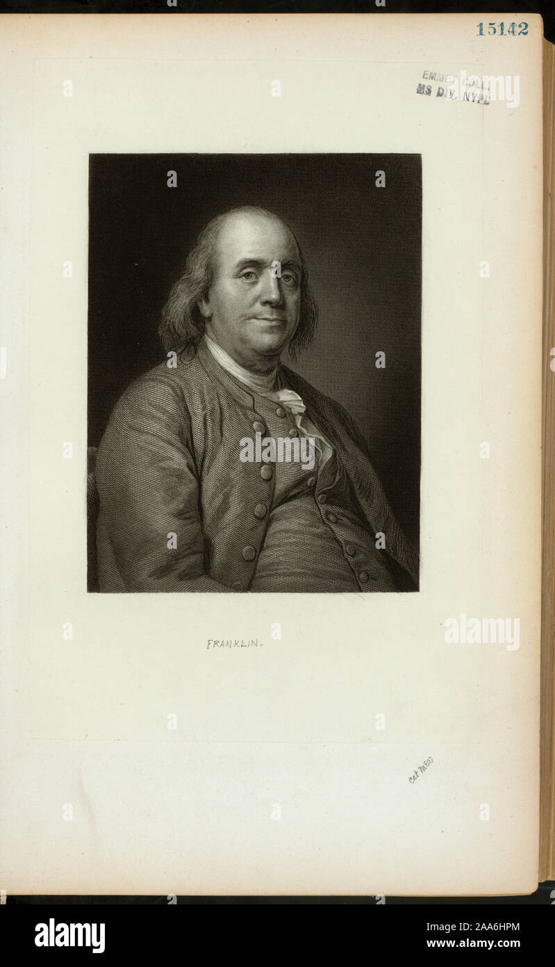 Benjamin franklin 1700s hi-res stock photography and images - Alamy