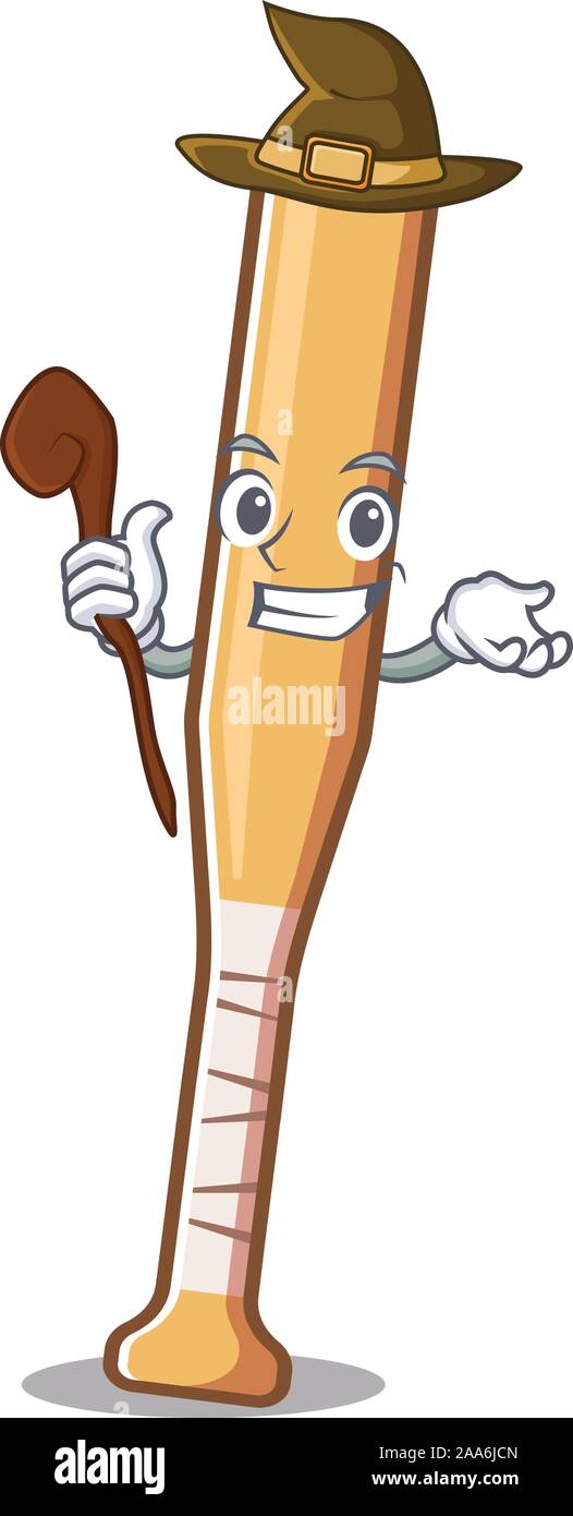Cartoon baseball bat with the witch character Stock Vector Image & Art ...