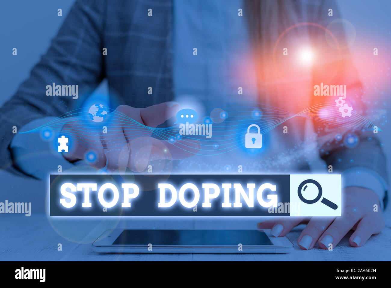 Conceptual hand writing showing Stop Doping. Concept meaning do not use ... Conceptual hand writing showing Stop Doping. Concept meaning do not use ...