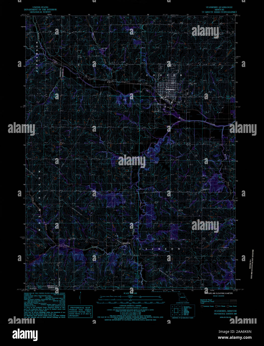 Map of stanberry hi-res stock photography and images - Alamy