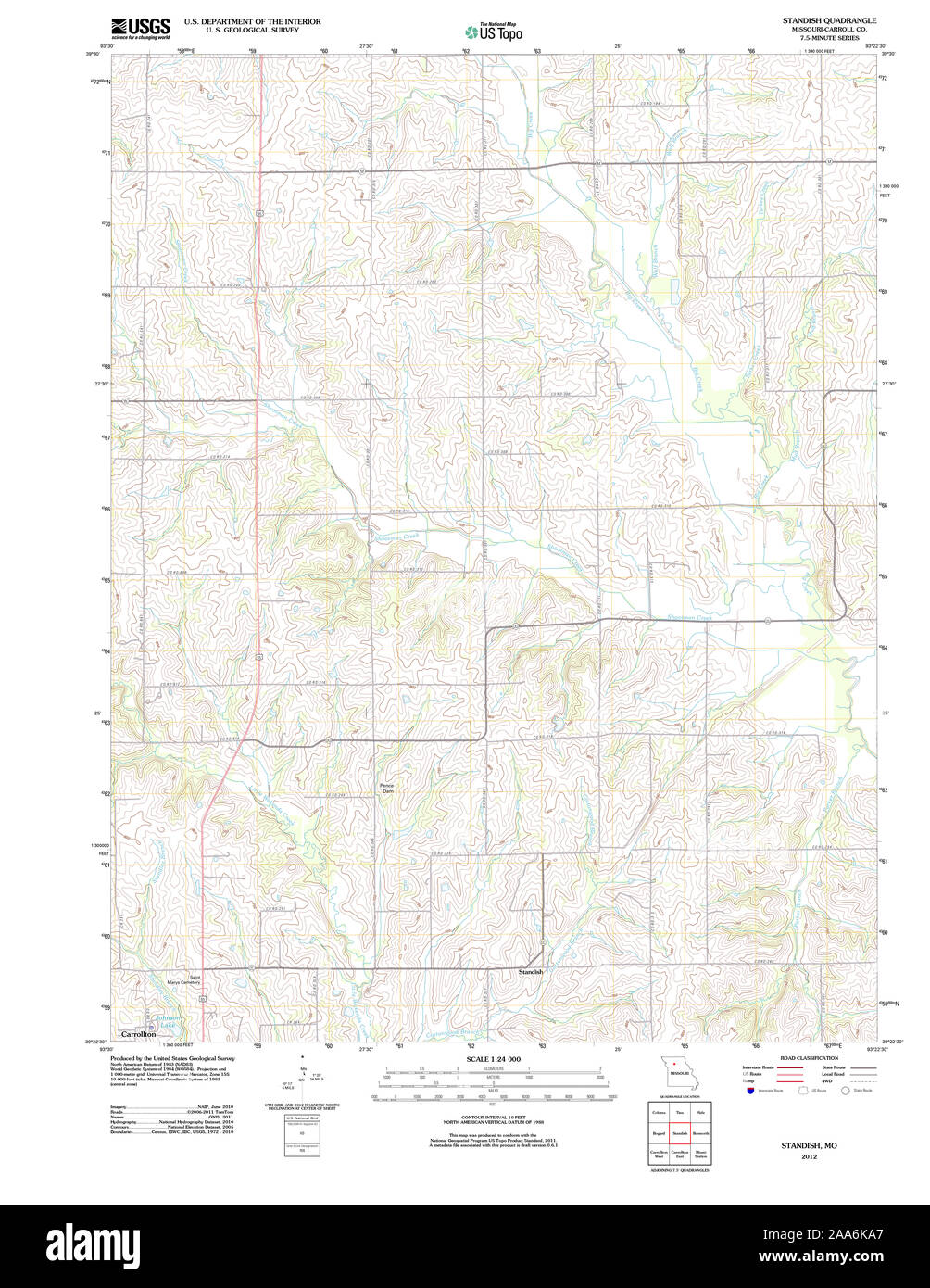 Map of standish hi-res stock photography and images - Alamy