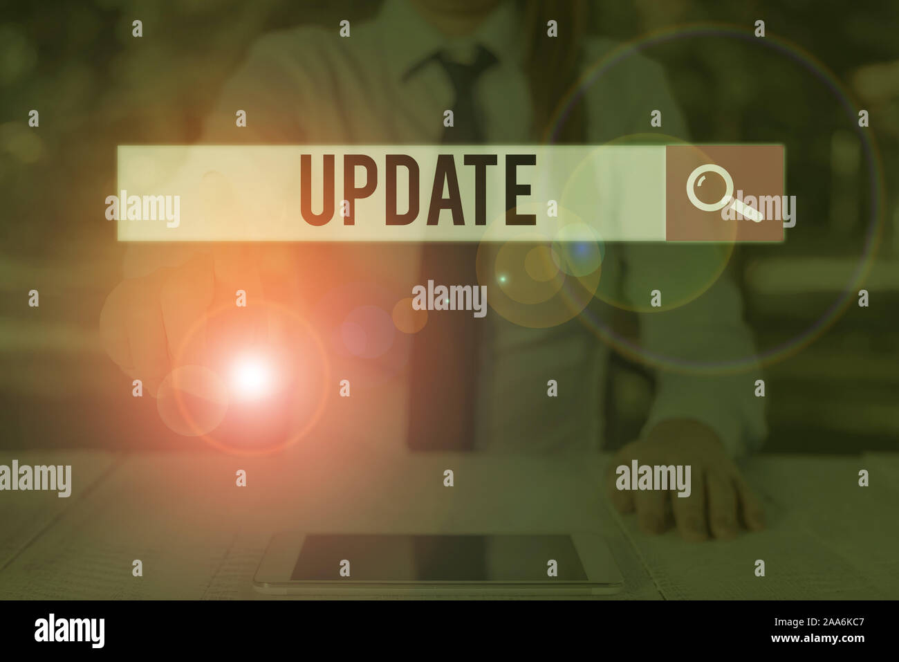 Writing Note Showing Update Business Concept For By Adding New Information Or Making