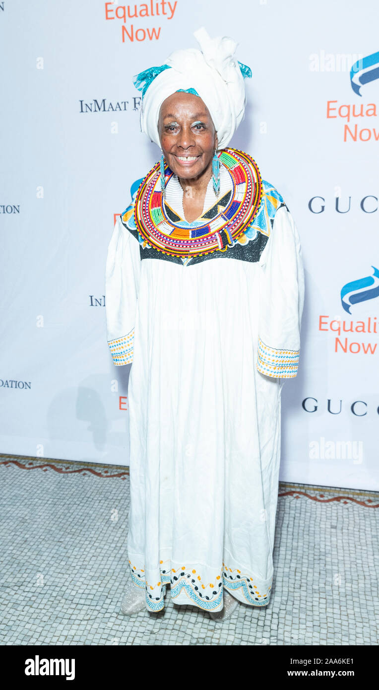 New York, NY - November 19, 2019: Vinie Burrows attends the annual Make ...