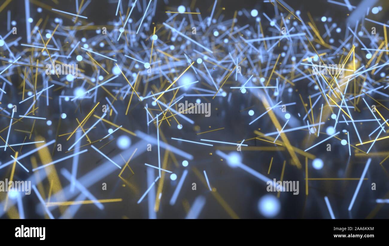 Abstract sphere and cylinders of background, 3d render Stock Photo - Alamy