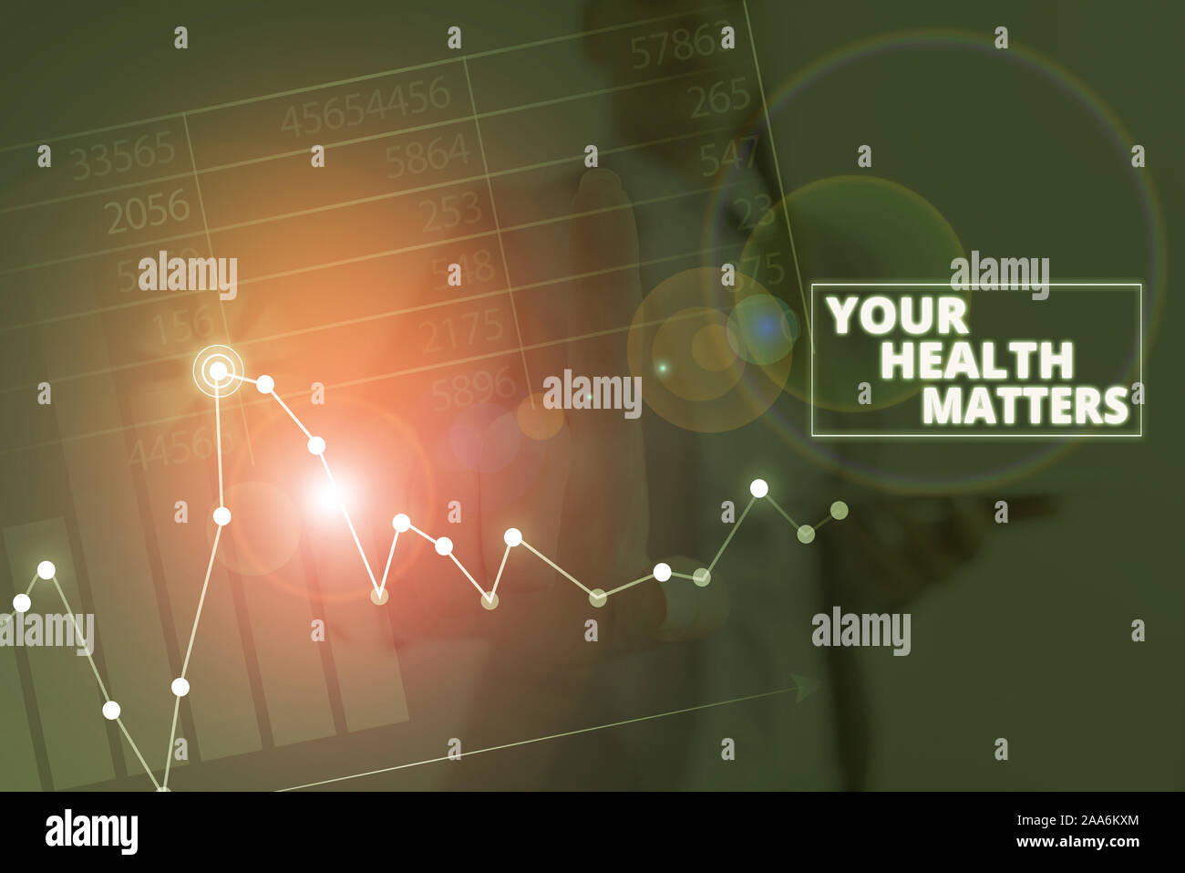 Writing note showing Your Health Matters. Business concept for Physical ...