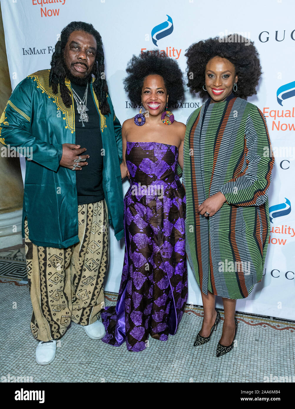 New York, NY - November 19, 2019: Rodney Kendrick, Rhonda Ross Kendrick ...