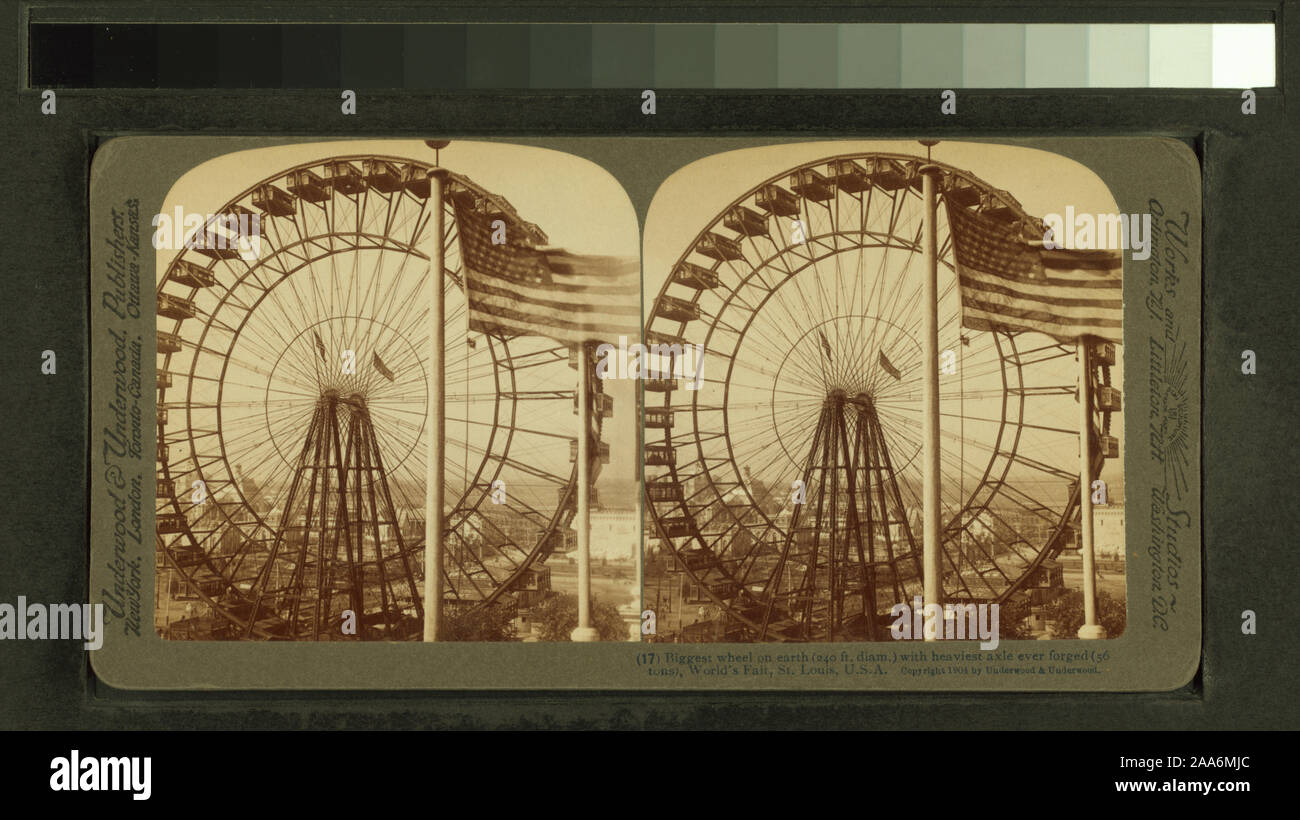 Biggest wheel on earth 240 ft. diam. with heaviest axle ever forged (56 ...